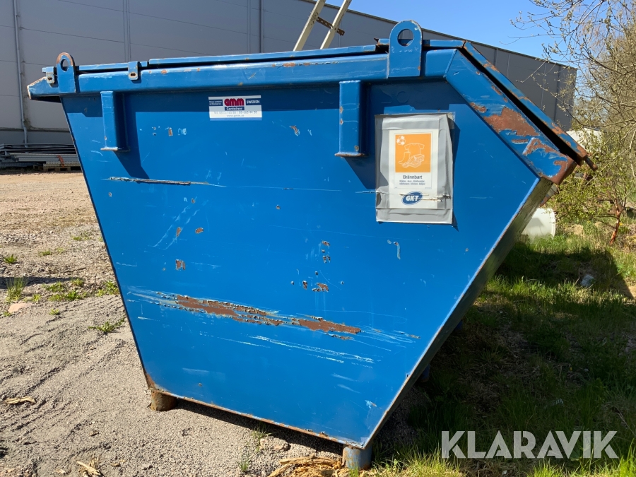 Avfallscontainer GMM HL5, Götene, Klaravik auktioner