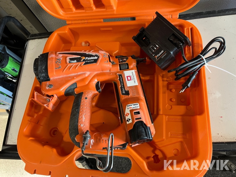Dyckertpistol Paslode IM50 F18, Stockholm, Klaravik auktione