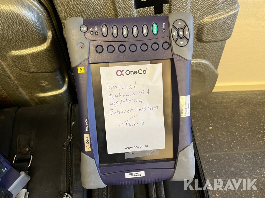 Paket med OTDR GDSU MTS6000, Huddinge, Klaravik auktioner