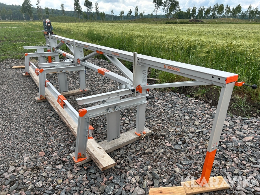Kedjesågverk Logosol F2+ 6 m med 3 stocklyftar, Hallsberg, K