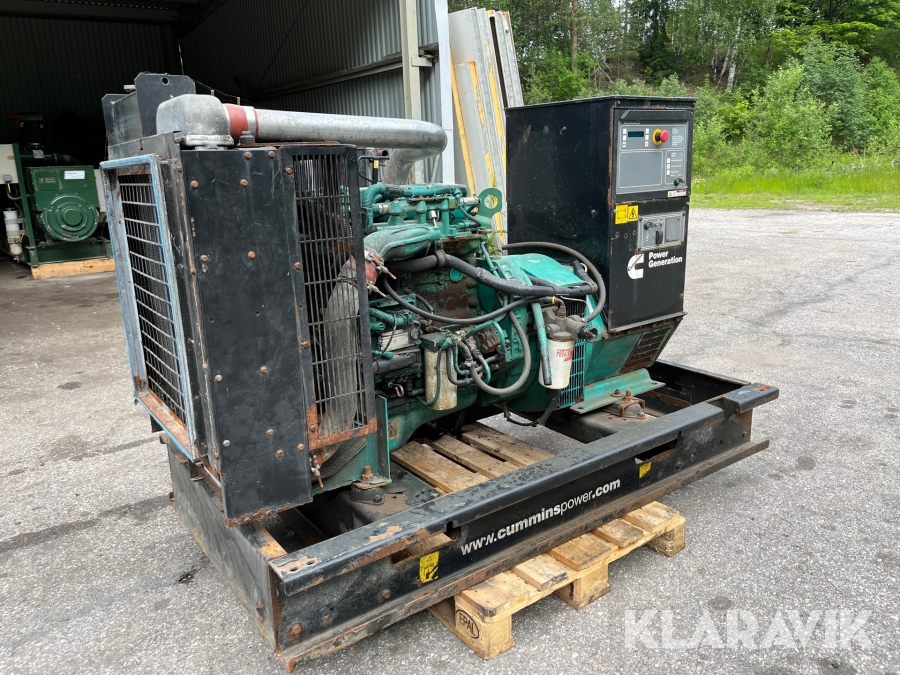 Elverk Cummins C110D5, Fagersta, Klaravik auktioner
