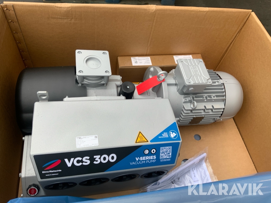 Vaccum pump Elmo Rietschle VCS 300, Skövde, Klaravik auktion