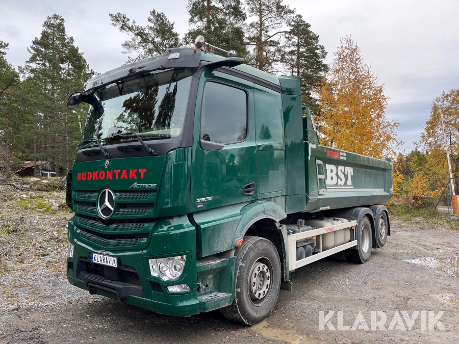 Lastbil Mercedes-Benz Actros 2836, Stockholm, Klaravik aukti