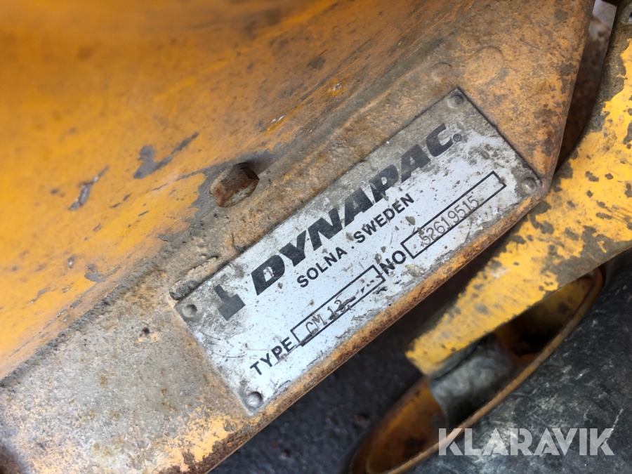 Klaravik Auktioner | Markvibrator Dynapac CM13