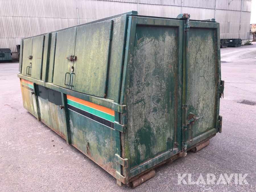 Klaravik Auktioner | Liten Lastväxlar Container / Liftdumper 16m3