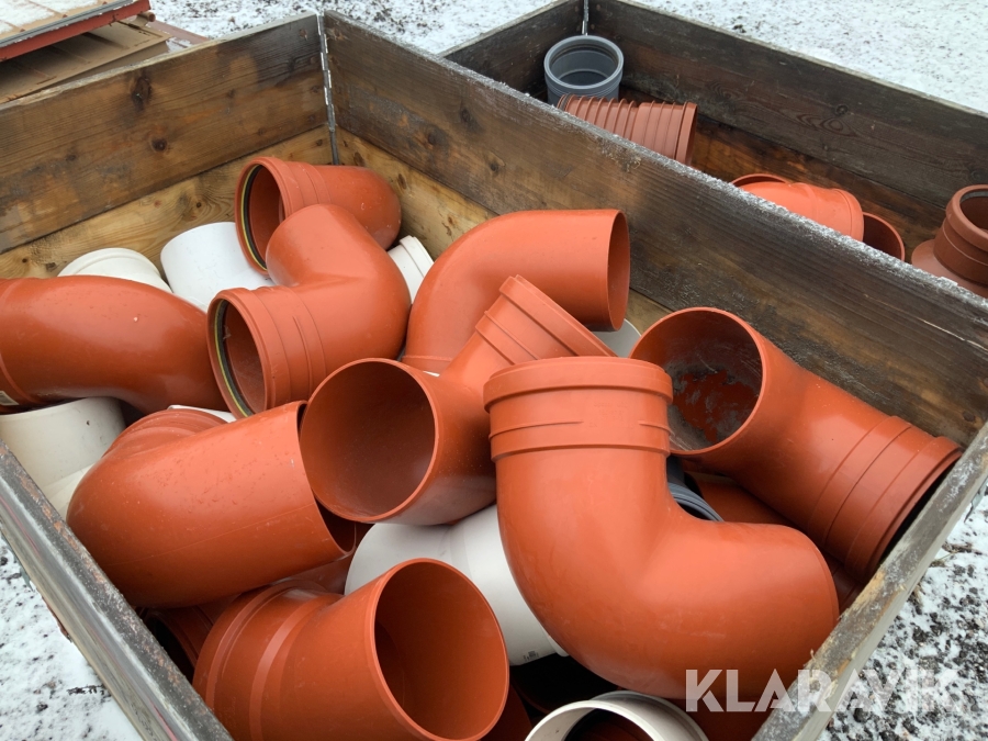 Markör Uponor 160 och 200mm, Flen, Klaravik auktioner