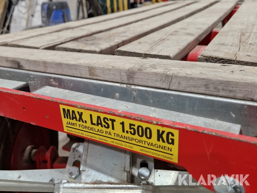 Gipstransportvagn Starke Arvid 18400, Östersund, Klaravik au
