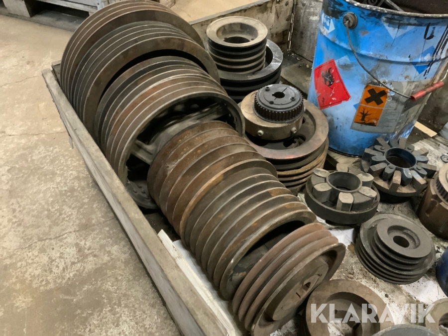 Div. Pall med remhjul och klämbustningar, Älmhult, Klaravik