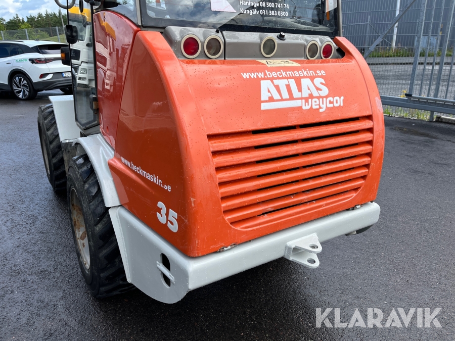 Hjullastare Atlas 35, Nacka, Klaravik auktioner