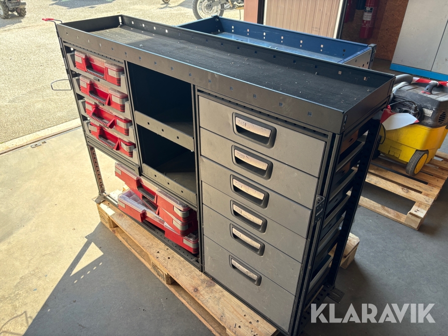Verktygsskåp Skabi/HH Modulsystem, Eslöv, Klaravik auktioner