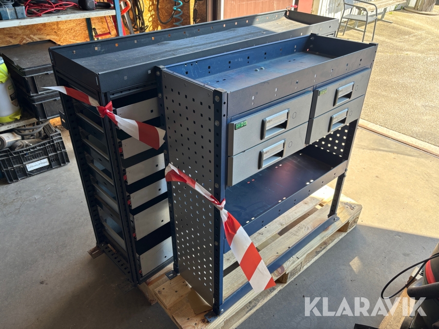 Verktygsskåp Skabi/HH Modulsystem, Eslöv, Klaravik auktioner