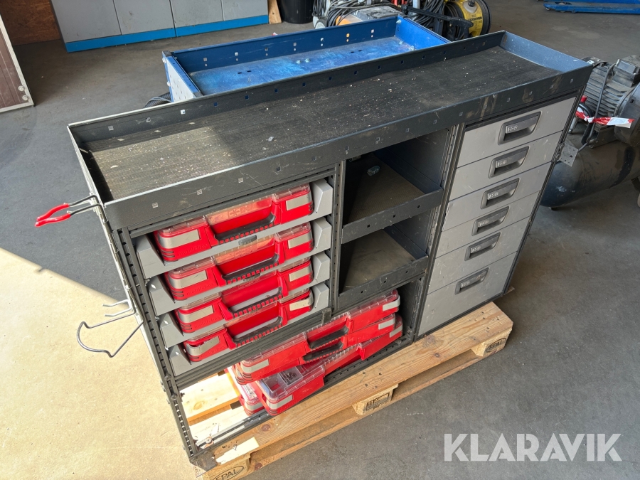 Verktygsskåp Skabi/HH Modulsystem, Eslöv, Klaravik auktioner