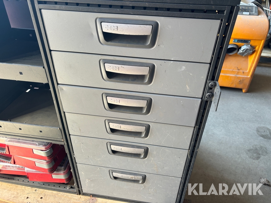 Verktygsskåp Skabi/HH Modulsystem, Eslöv, Klaravik auktioner
