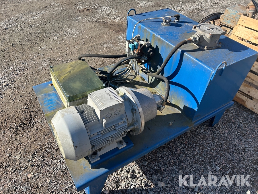 Hydraulpump stationär, Uppsala, Klaravik auktioner