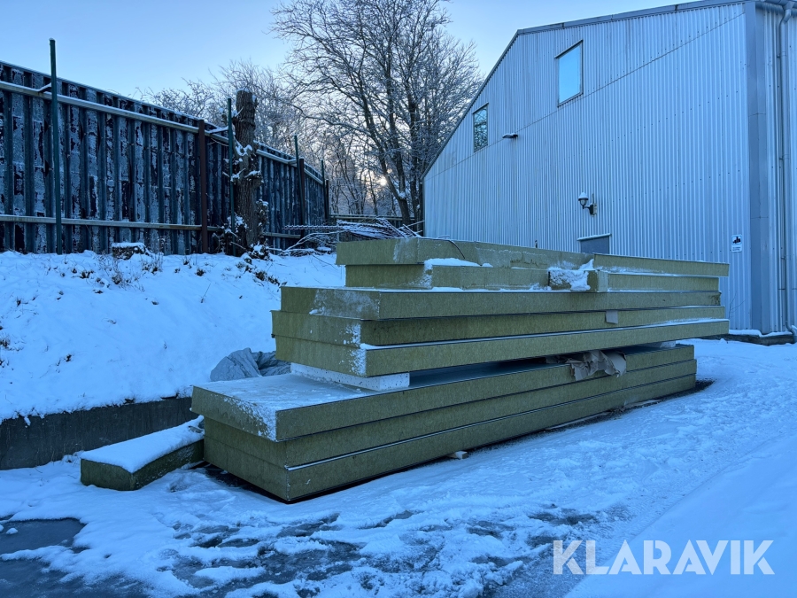 Sandwichpaneler, Göteborg, Klaravik auktioner