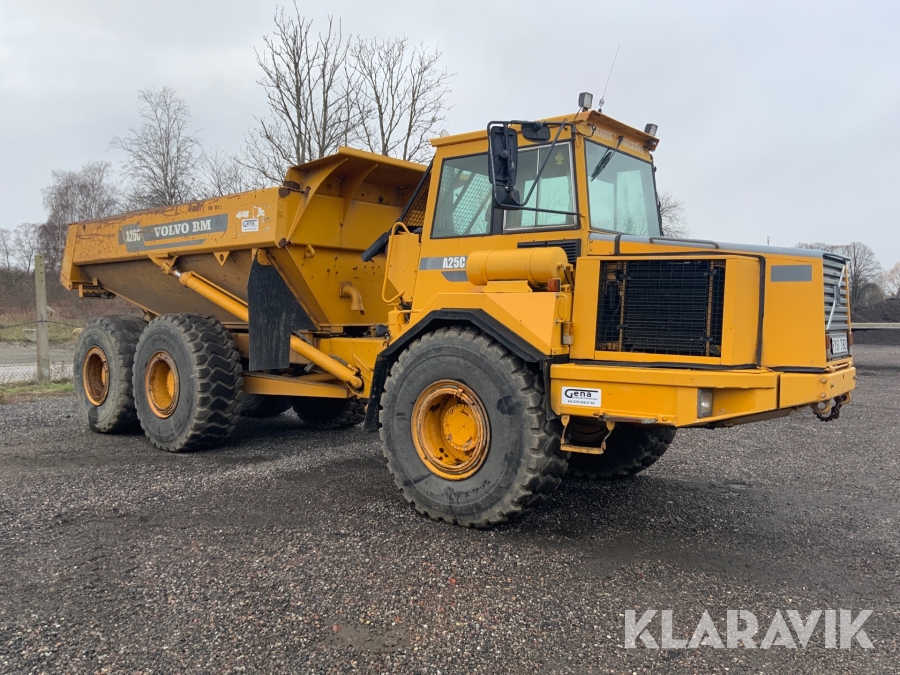 Dumper Volvo A25 C, Skurup, Klaravik auktioner