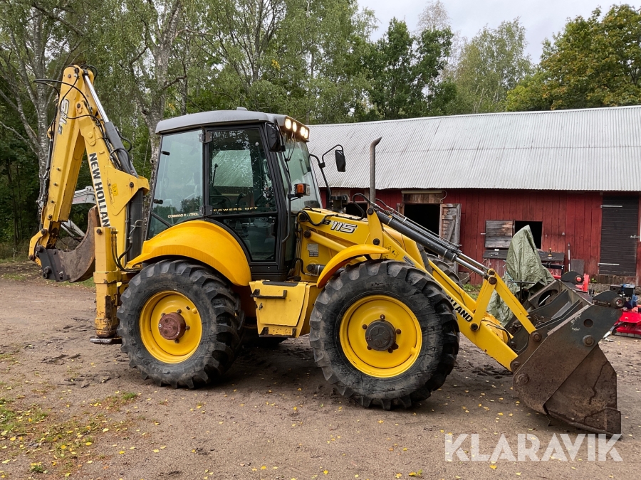 Grävlastare New Holland B115-4PS, Torsås, Klaravik auktion