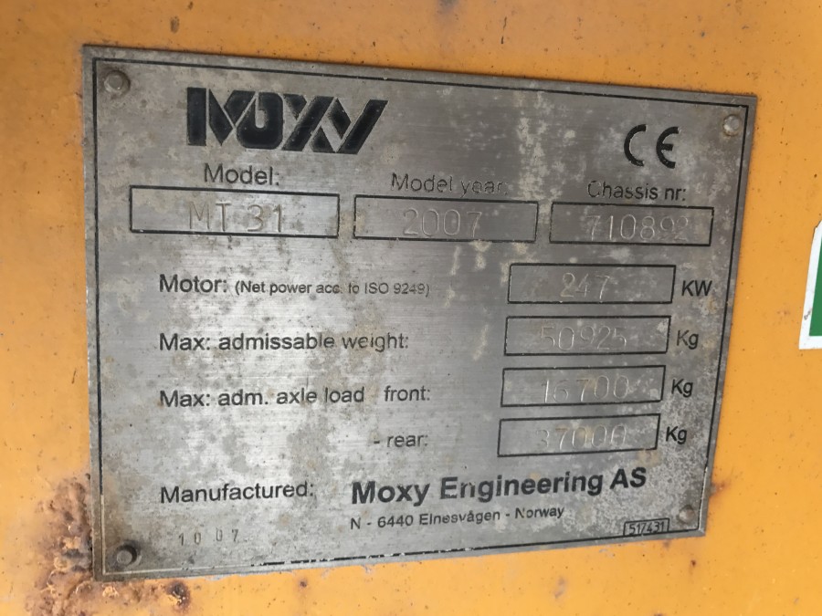 Dumper Moxy MT31