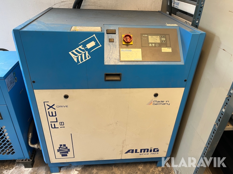 Kompressor Almig Flex drive 18, Staffanstorp, Klaravik aukti