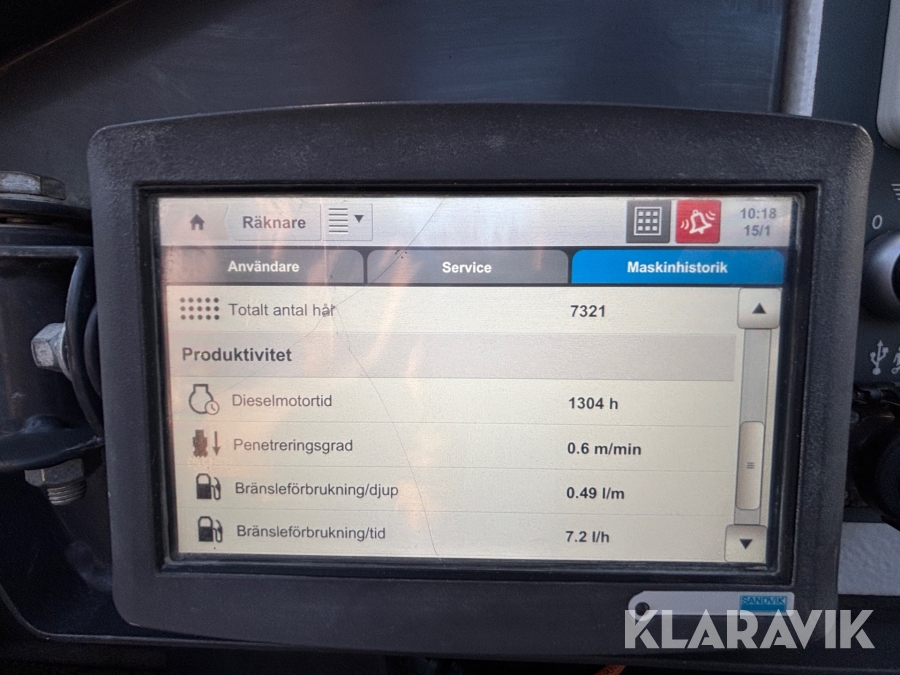 Bergborr Sandvik Commando DC300RI, Habo, Klaravik auktioner