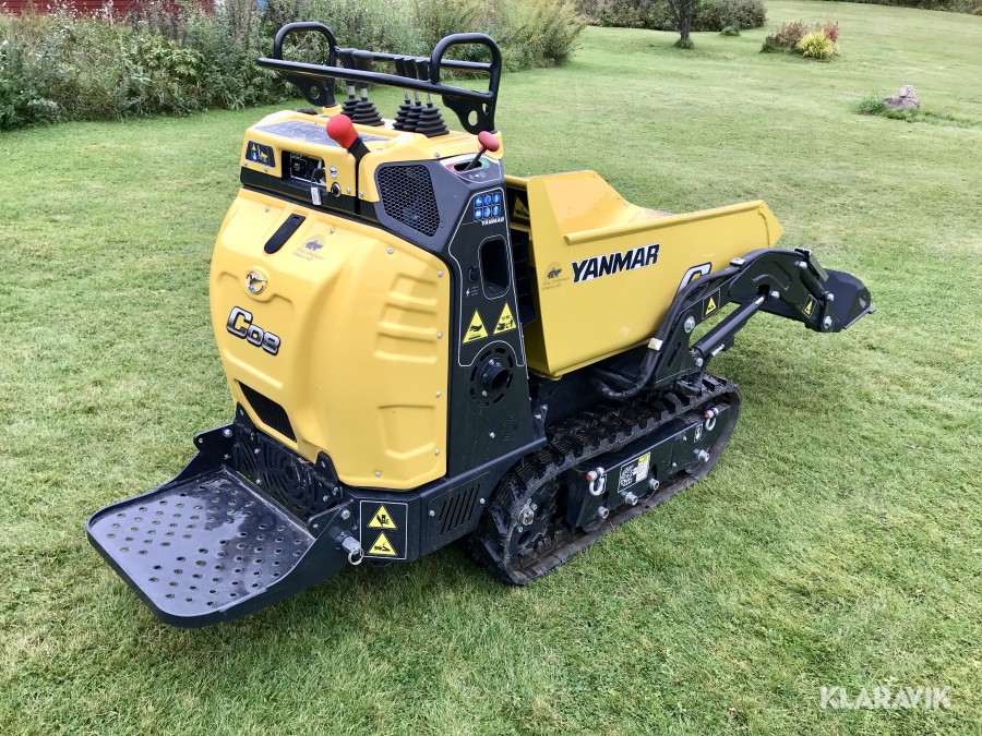 Minidumper Yanmar C08 endast 37 driftstimmar