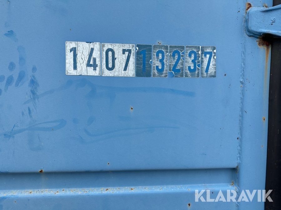 Container Ramirent 8', Svalöv, Klaravik auktioner