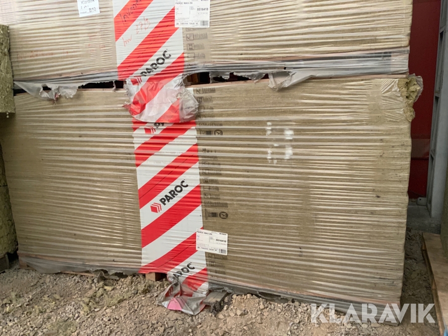 Isolering Paroc Was 25t, Vetlanda, Klaravik auktioner