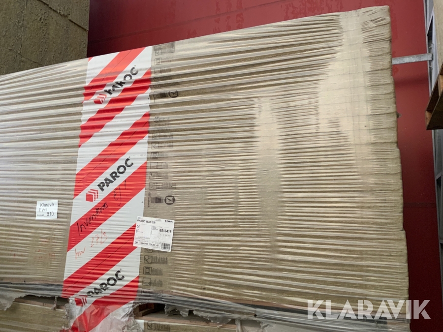 Isolering Paroc Was 25t, Vetlanda, Klaravik auktioner