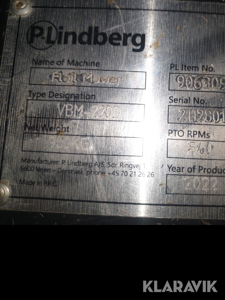 Släntklippare / Dikesputs Ahead VBM220D, Karlstad, Klaravik