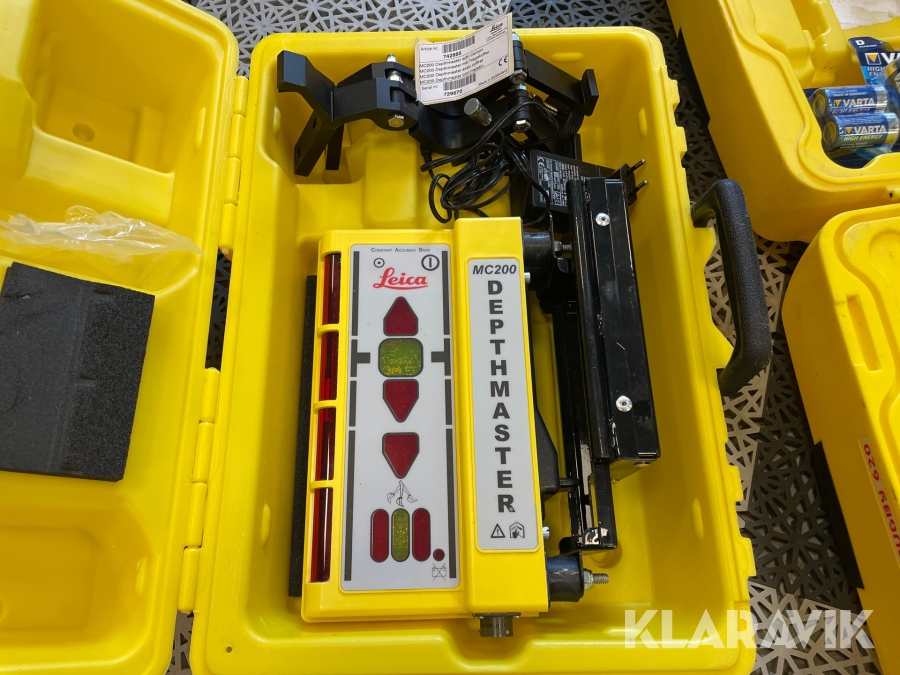Rotationslaser Leica Rugby 620 & Depthmaster mc200, Säter,