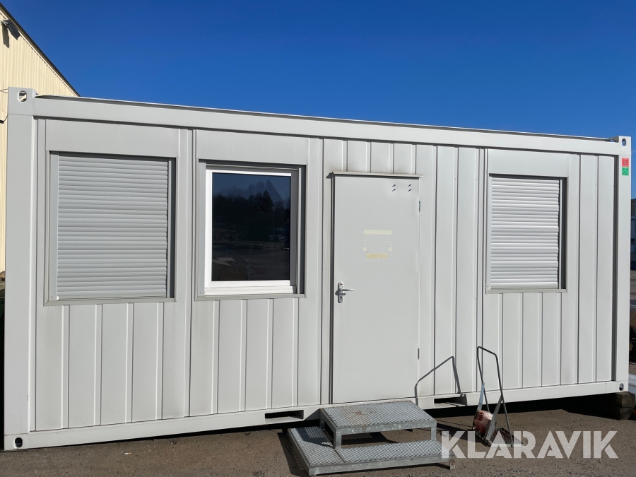 Kontorscontainer 2st Containex 20", Knivsta, Klaravik auktio