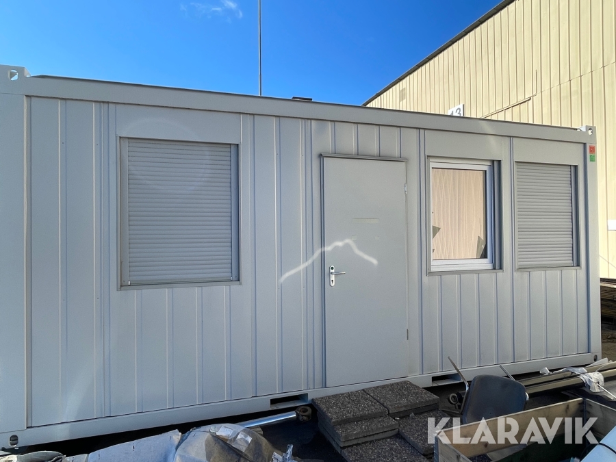 Kontorscontainer 2st Containex 20", Knivsta, Klaravik auktio