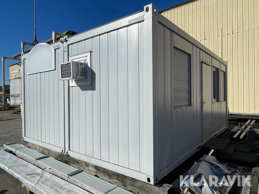Kontorscontainer 2st Containex 20", Knivsta, Klaravik auktio