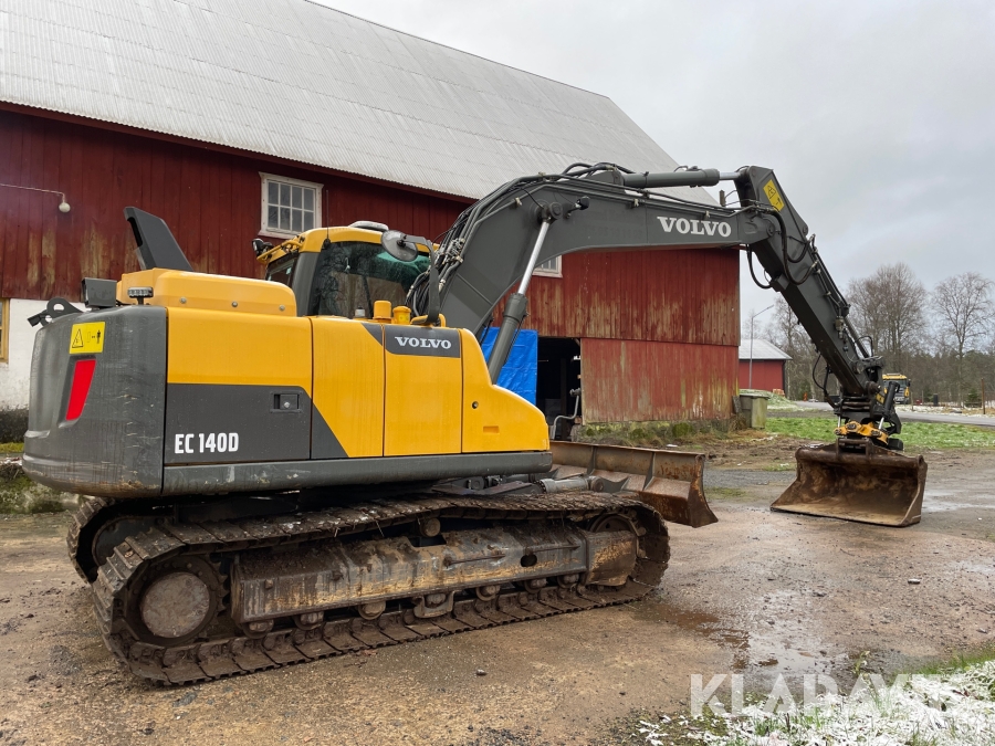 Grävmaskin Volvo EC140DL, Tranemo, Klar