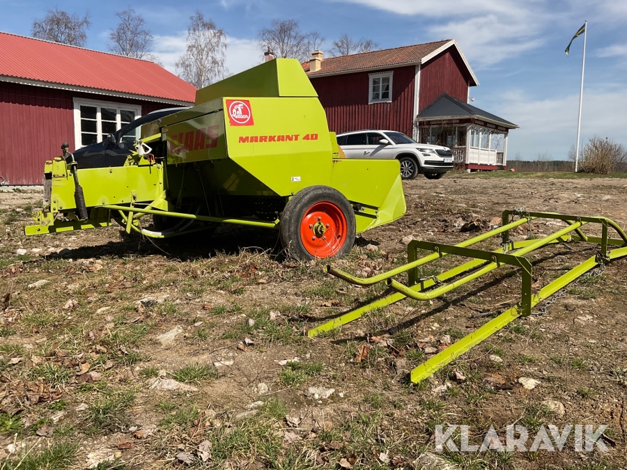Balpress Claas Markant 40, Ovanåker, Klaravik auktioner