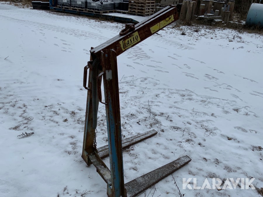 Gafflar till lyftkran Lasto SWL 1.5ton, Degerfors, Klaravik