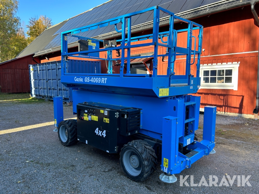 Saxlift Genie GS-4069 RT, Kumla, Klaravik auktioner