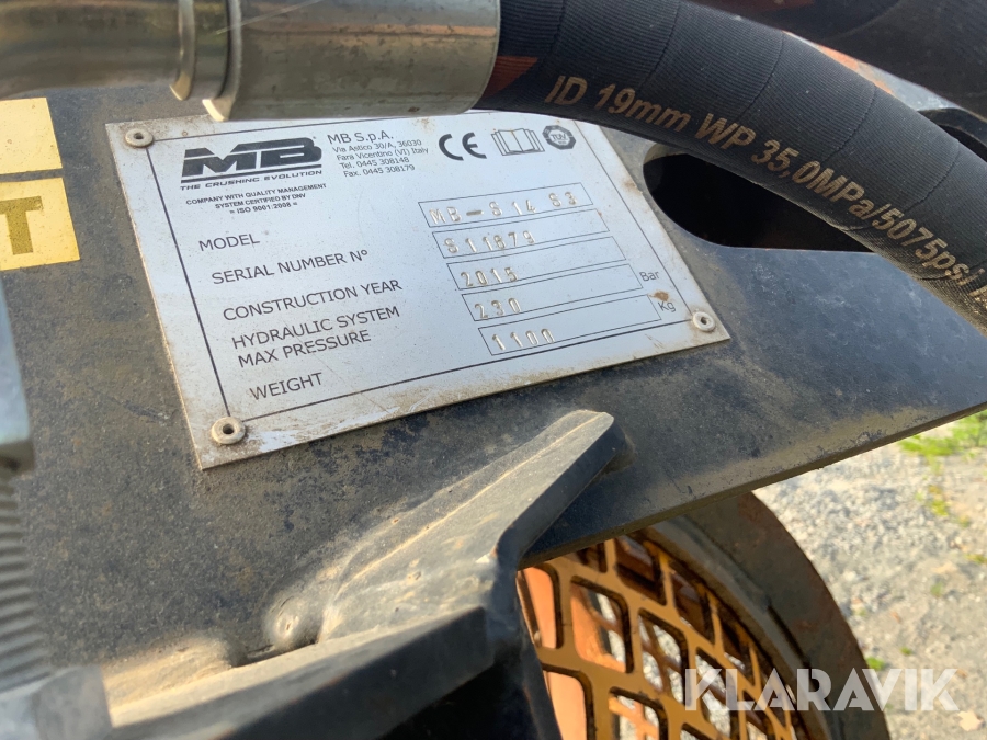 Sorteringsskopa MB-S14 S3, Växjö, Klaravik auktioner