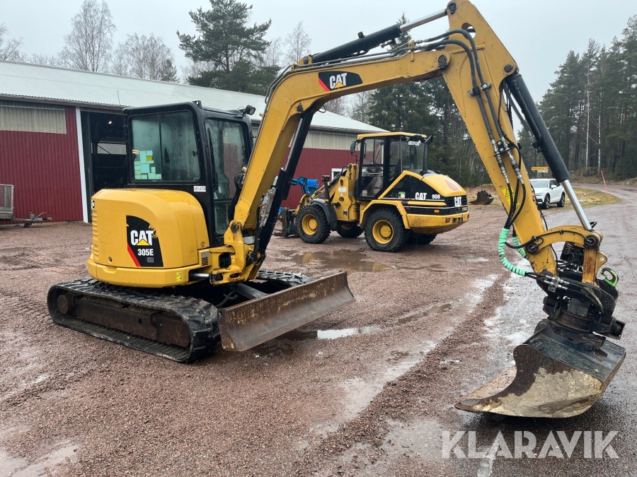 Grävmaskin CAT 305E, Ödeshög, Klaravik auktioner