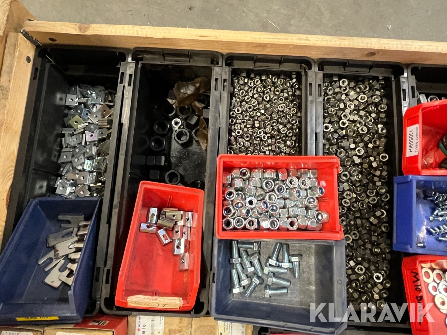 Diverse Skruv & Bult 4 pall Arvid Nilsson/Wurth/Mattssons mf