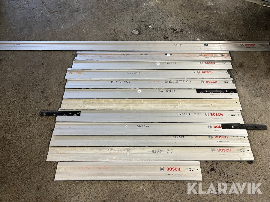 Styrskenor Bosch FSN 1100/1600/3100, Vallentuna, Klaravik au