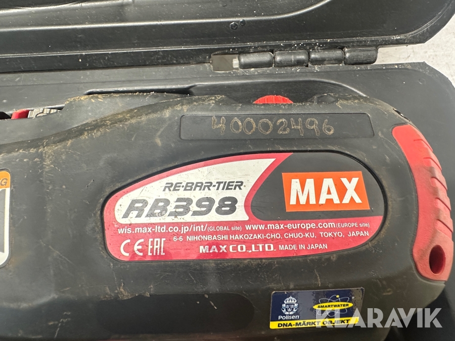 Najmaskiner Max RB 398, Svalöv, Klaravik auktioner