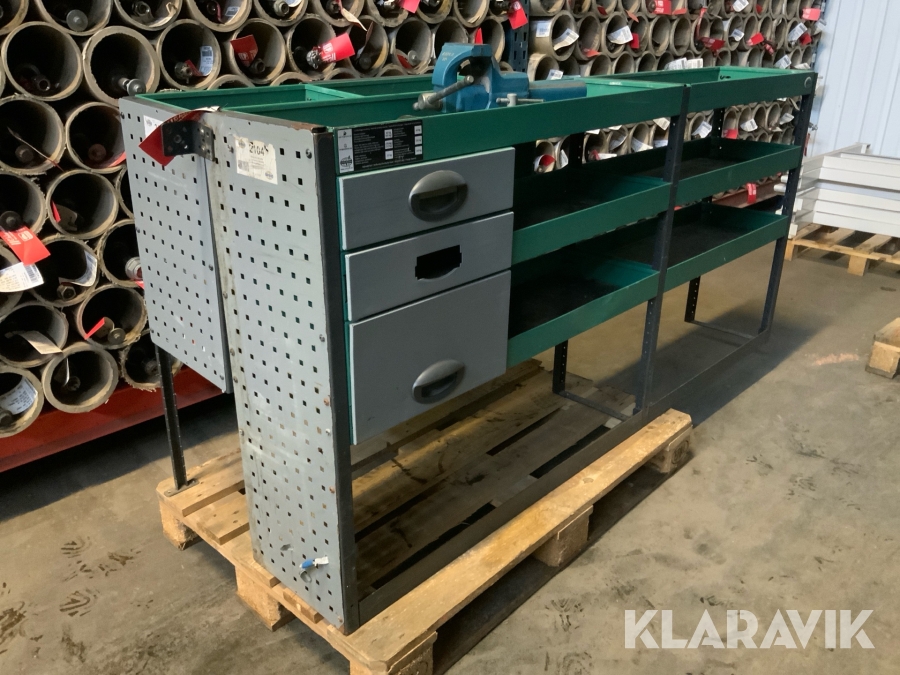 Verktygsinredning för skåpbil System Edström, Skövde, Klarav