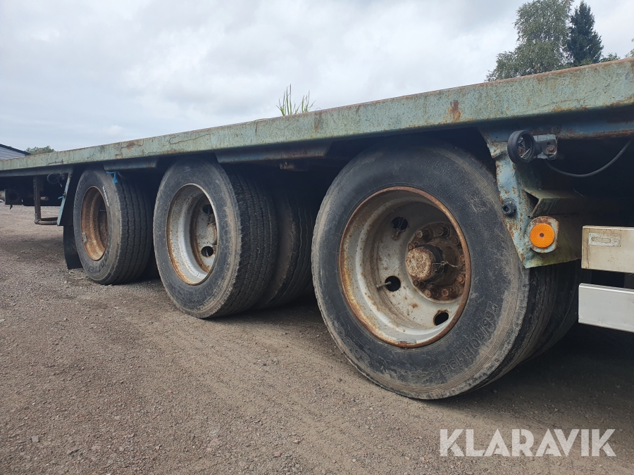 Maskintrailer till A-traktor Trailer, Karlstad, Klaravik auk