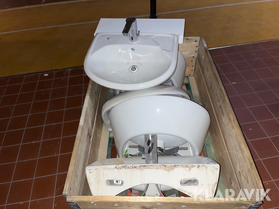 Handfat med beröringsfri blandare 4st Ido, Mora, Norrköpin