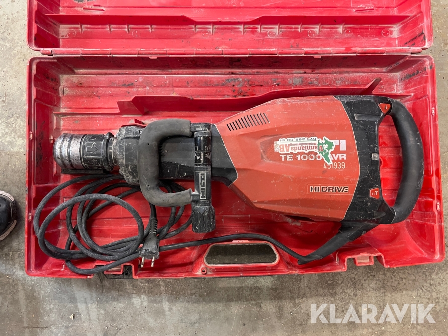 Bilhammare Hilti TE1000, Kil, Klaravik auktioner