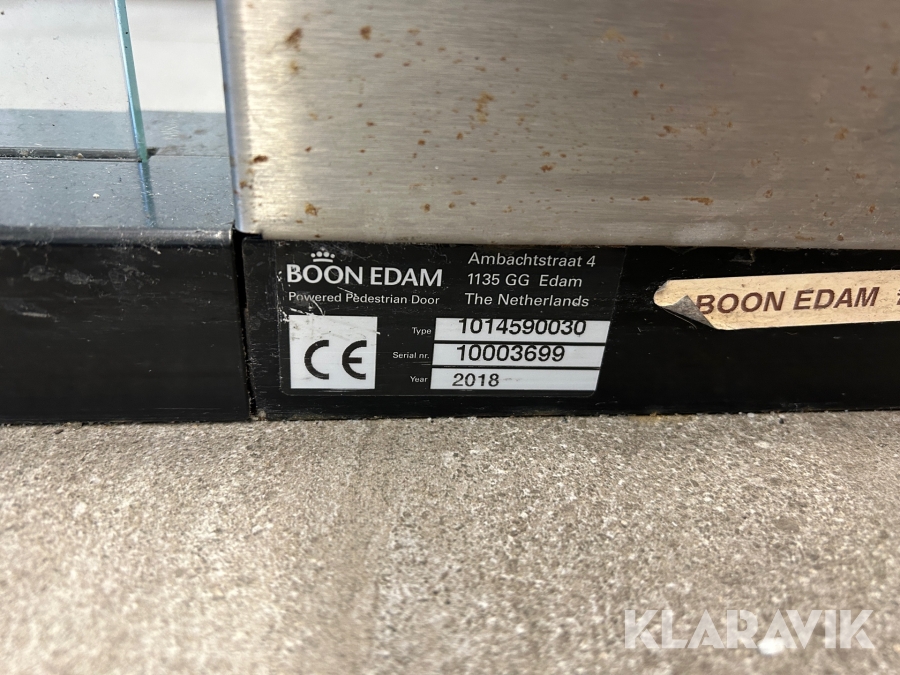 Säkerhetsspärr / Speedgate Boon Edam, Göteborg, Klaravik auk