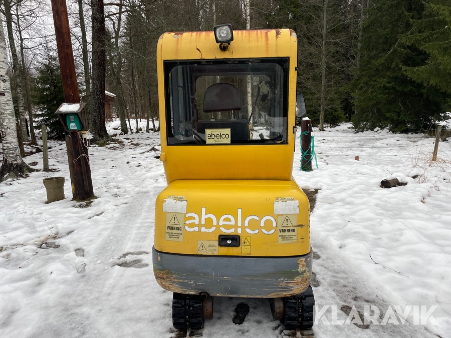 Grävmaskin Abelco XC18, Borlänge, Klara