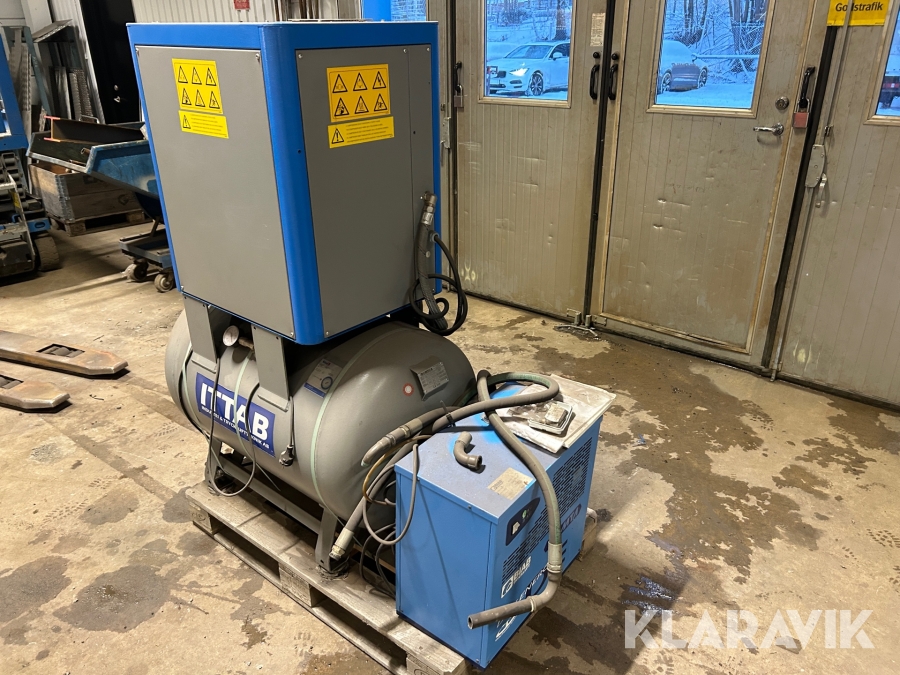 Skruvkompressor Power System PS1007/270 10A, Falun, Klaravik