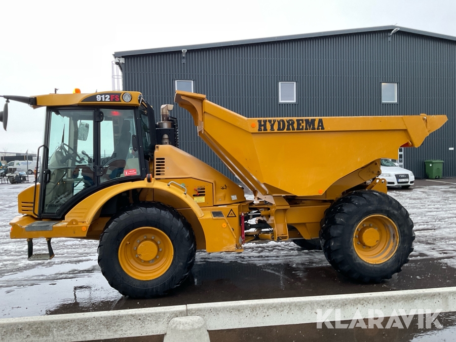 Dumper Hydrema 912 FS, Trelleborg, Klaravik auktioner